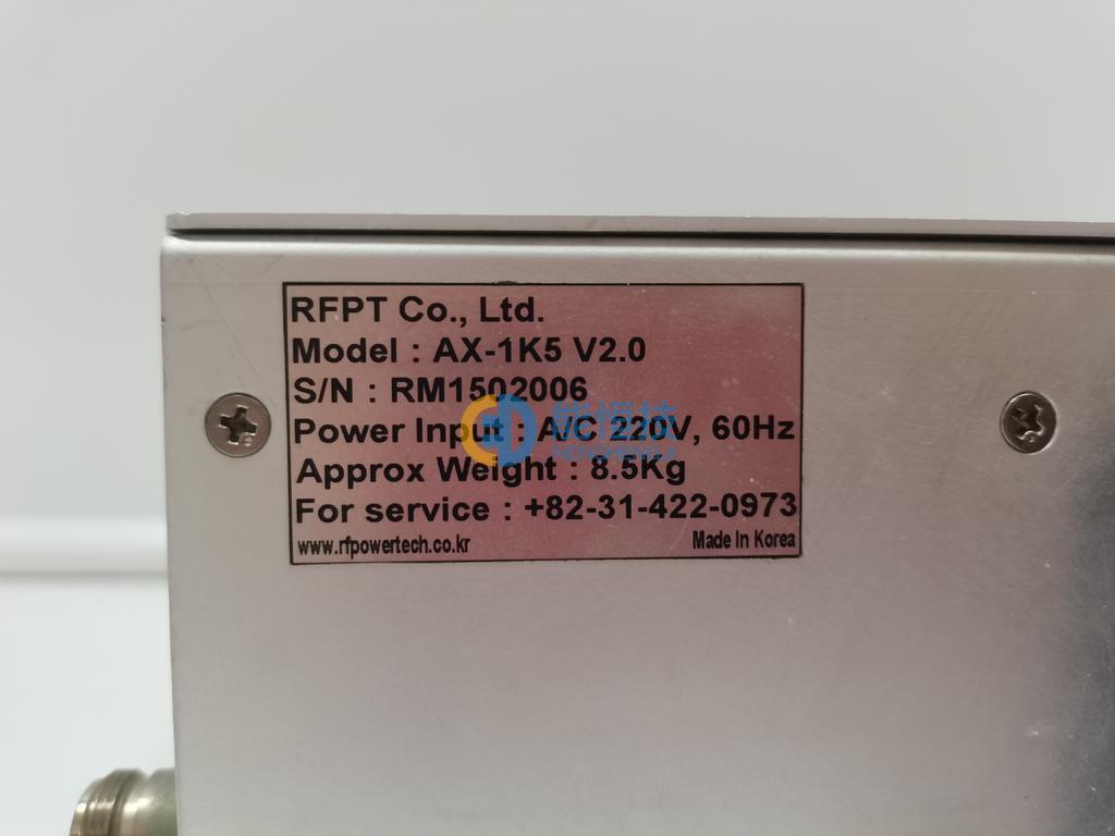 RFPT무선 주파수기AX-1K5 - 广东能恒技精密电子科技有限公司
