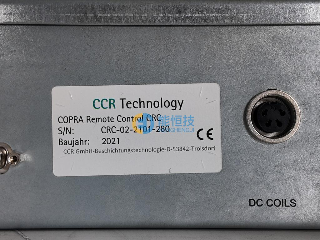 CCR Technology COPRA リモートコントローラー CRC-02-2101-280 - 广东能恒技精密电子科技有限公司