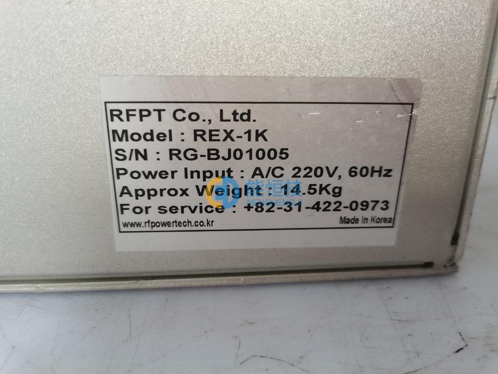 ENJET 射频-高频电源REX-1K维修|ASTEX RPS维修|TEMEAC AE匹配器维修|RF MATCH AE匹配器维修 ...